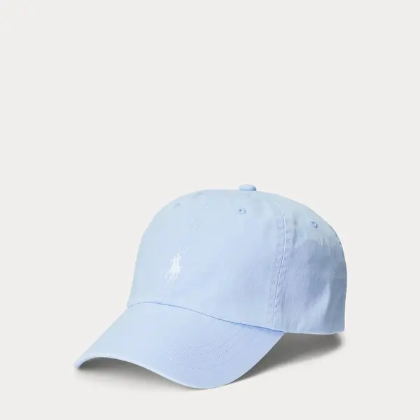Ralph Lauren Cotton Chino Ball Cap - Office Blue
