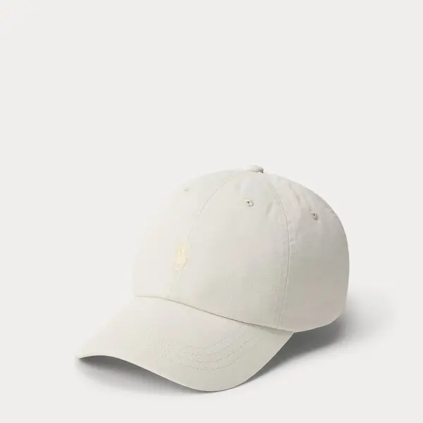 Ralph Lauren Cotton Chino Ball Cap - Stone Pebble