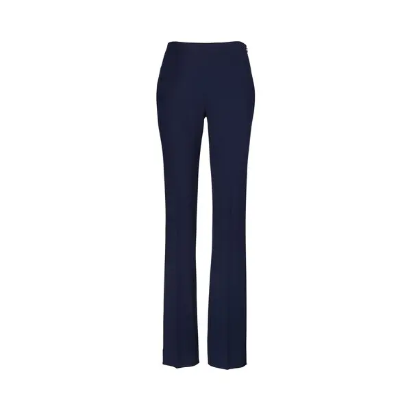 Ralph Lauren Alandra Stretch Wool Pant - Navy