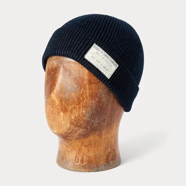 Ralph Lauren Cotton Watch Cap - Midnight Blue