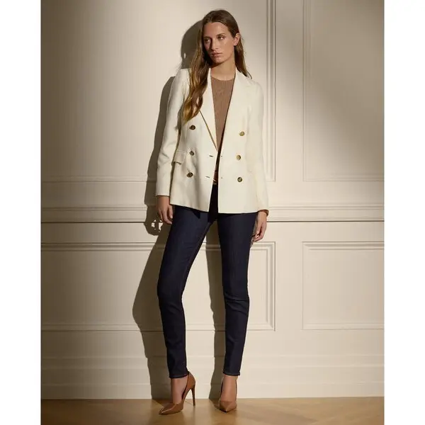 Ralph Lauren Camden Cashmere Jacket - Cream