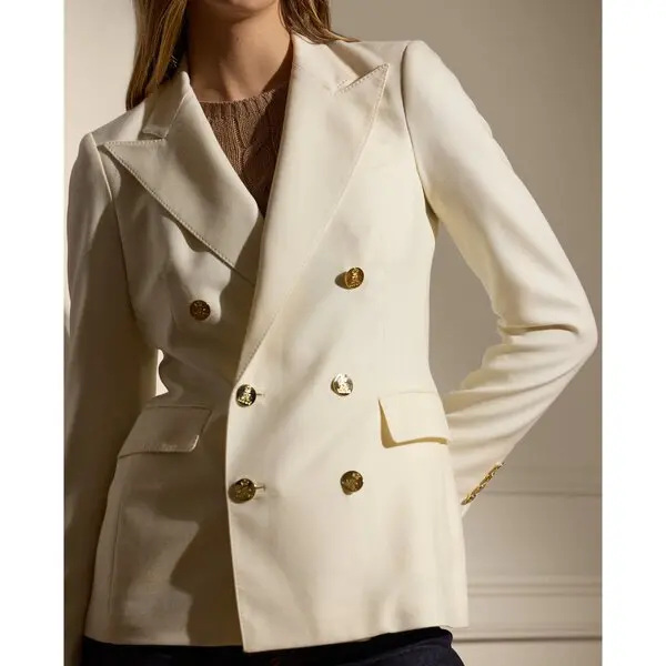 Ralph Lauren Camden Cashmere Jacket - Cream