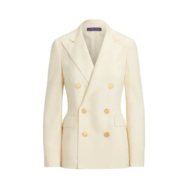 Ralph Lauren Camden Cashmere Jacket - Cream