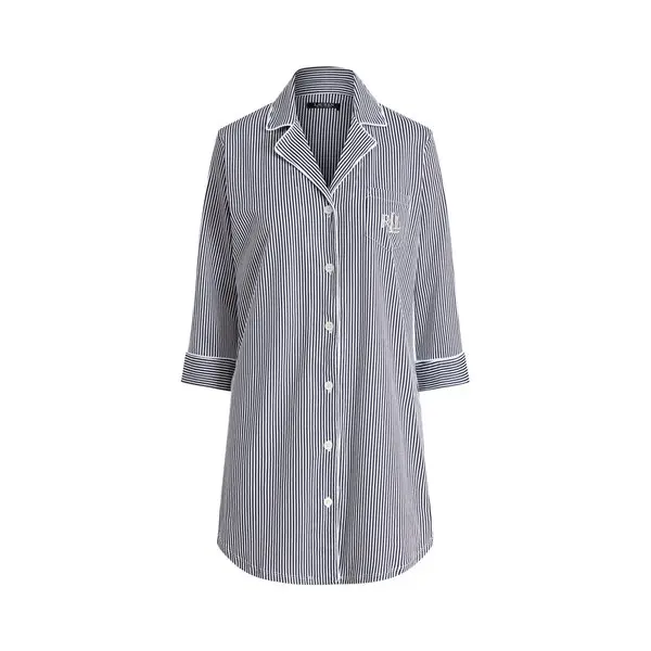 Ralph Lauren Cotton Sleep Shirt - Navy