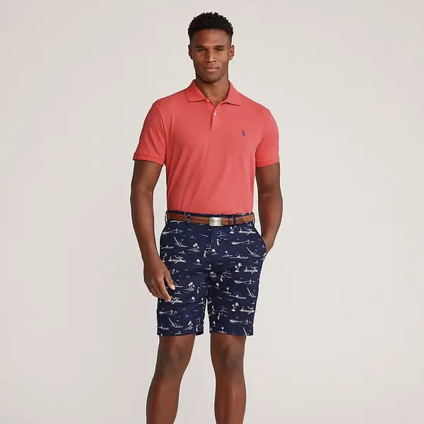 Ralph Lauren Custom Slim Fit Stretch Mesh Polo Shirt