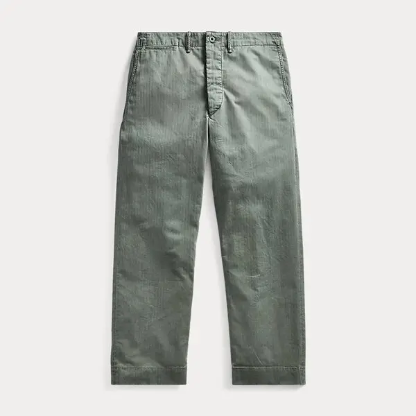 Ralph Lauren Herringbone Twill Field Pant - Dark Olive