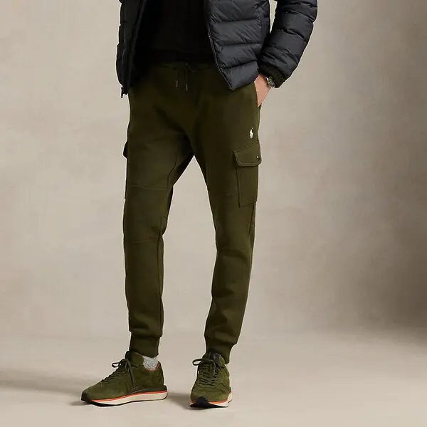 Ralph Lauren Double-knit Cargo Jogger Pant - Company Olive