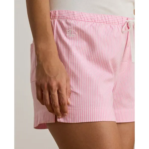 Ralph Lauren Striped Cotton-blend Sleep Short
