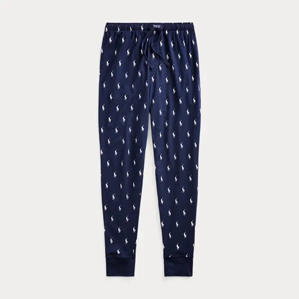 Ralph Lauren Polo Pony Cotton Sleep Jogger - Cruise Navy/nevis