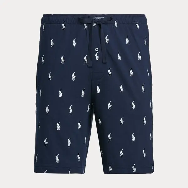 Ralph Lauren Polo Pony Pajama Short - Andover Heather/navy