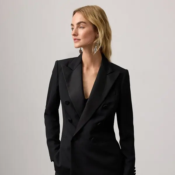 Ralph Lauren Callahan Wool Barathea Tuxedo Jacket