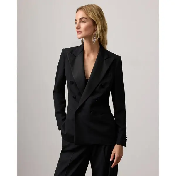 Ralph Lauren Callahan Wool Barathea Tuxedo Jacket