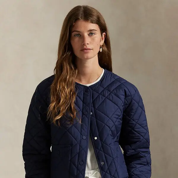Ralph Lauren Diamond-quilted Jacket - Refined Navy
