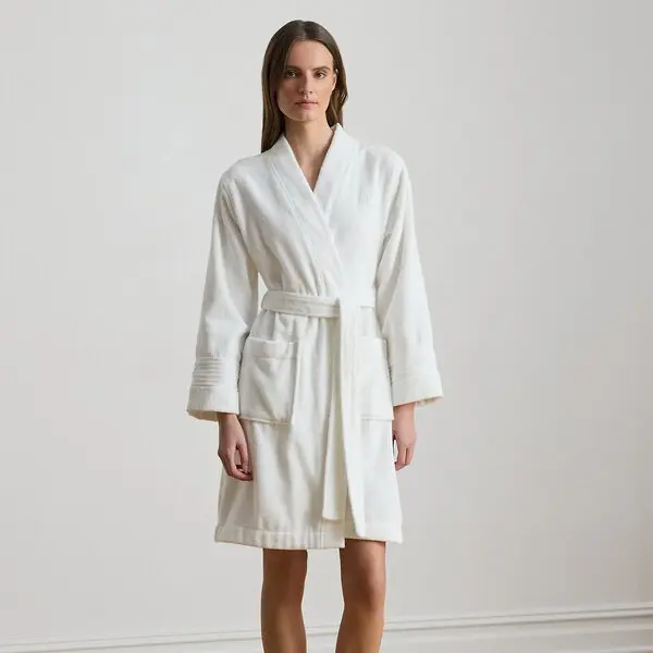 Ralph Lauren Cotton Terry Cloth Robe - White