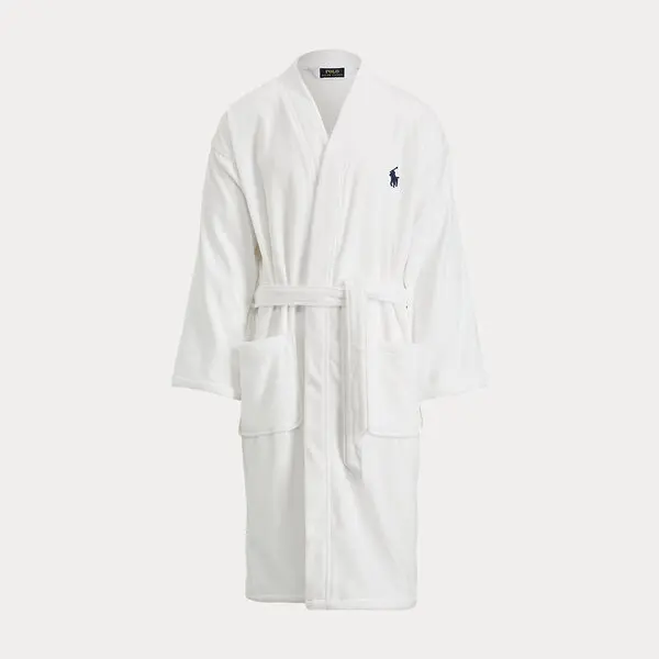 Ralph Lauren Terry Velour Robe - White