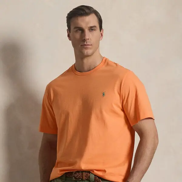 Ralph Lauren Jersey Crewneck T-shirt - Pompano Orange
