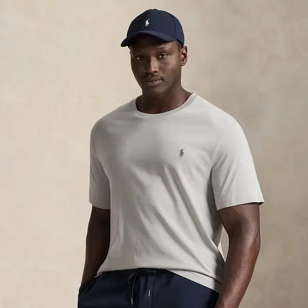 Ralph Lauren Jersey Crewneck T-shirt - Soft Grey