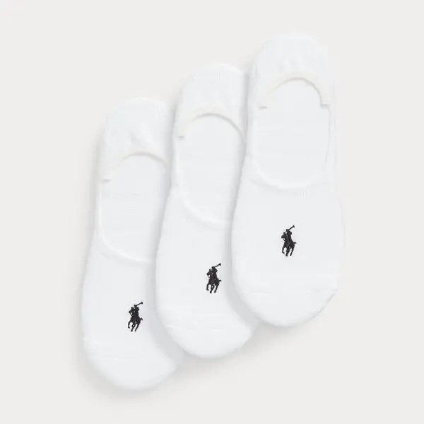 Ralph Lauren 3-pack Liner Socks - Ivory