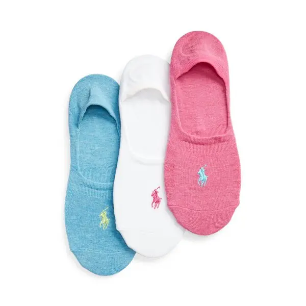 Ralph Lauren Ultralow Sock 3-pack - Pink