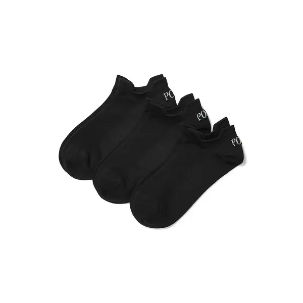 Ralph Lauren Microfiber Sport Sock 3-pack - Black