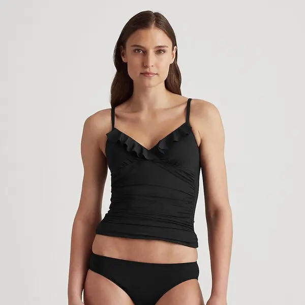 Ralph Lauren Solid Hipster Bikini Bottom - Black