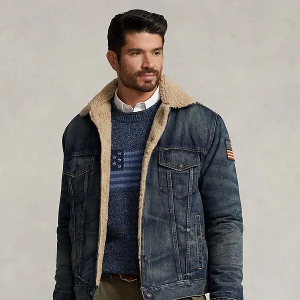 Ralph Lauren Fleece-lined Trucker Jacket