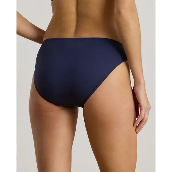Ralph Lauren Ring-front Hipster Bikini Bottom - Dark Navy