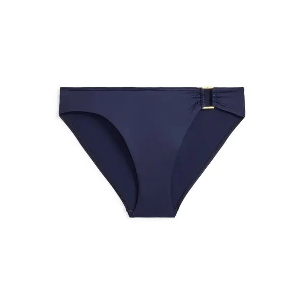 Ralph Lauren Ring-front Hipster Bikini Bottom - Dark Navy