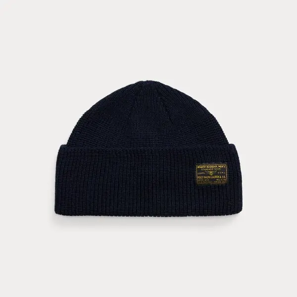Ralph Lauren Merino Wool Watch Cap - Classic Navy