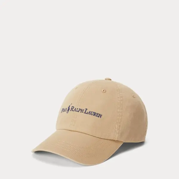 Ralph Lauren Cotton Twill Ball Cap - Cafe Tan