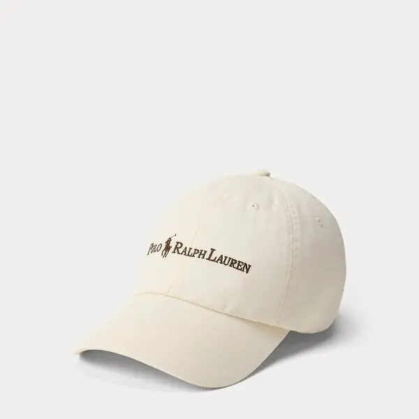 Ralph Lauren Cotton Twill Cap - Guide Cream