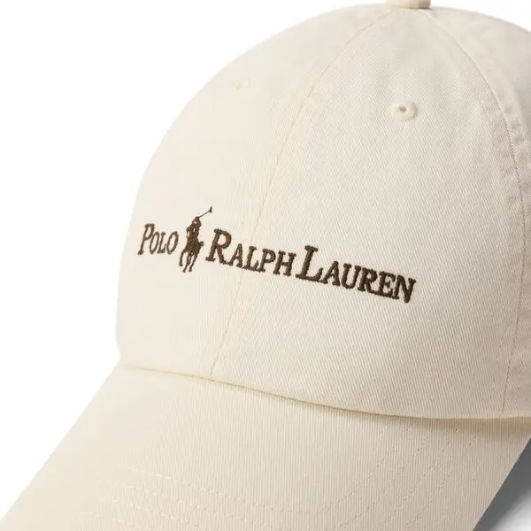 Ralph Lauren Cotton Twill Cap - Guide Cream