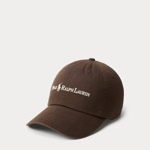 Ralph Lauren Cotton Twill Cap - Nutmeg Brwn