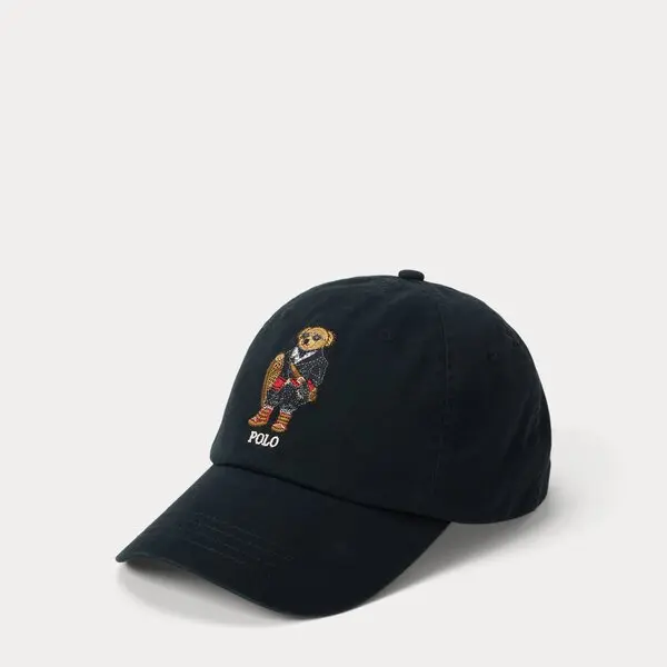 Ralph Lauren Polo Bear Twill Ball Cap - Polo Black