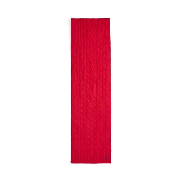 Ralph Lauren Cable-knit Wool-cashmere Scarf