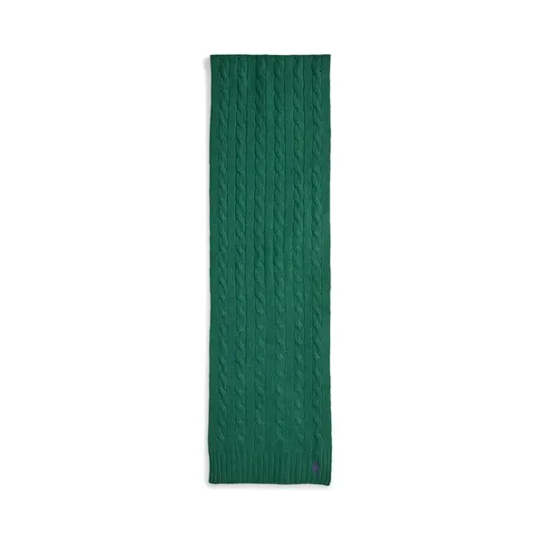 Ralph Lauren Cable-knit Wool-cashmere Scarf