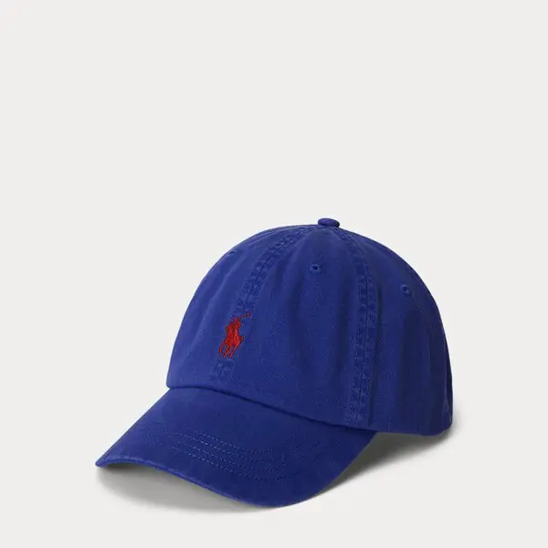 Ralph Lauren Twill Ball Cap - Graphic Royal