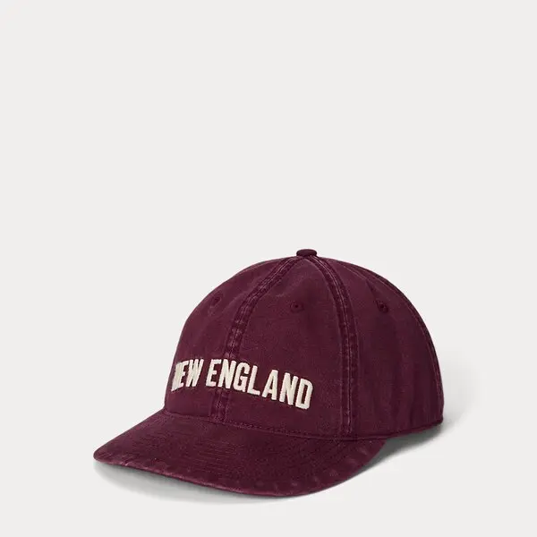 Ralph Lauren Twill Ball Cap - Harvard Wine