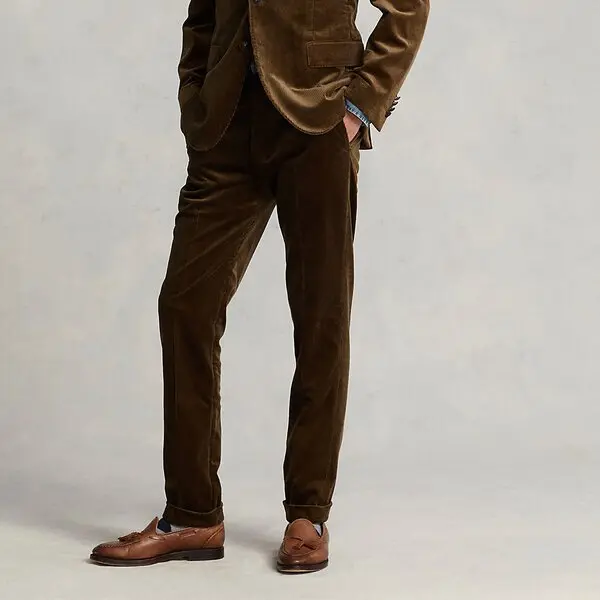 Ralph Lauren Corduroy Suit Trouser - Snuff