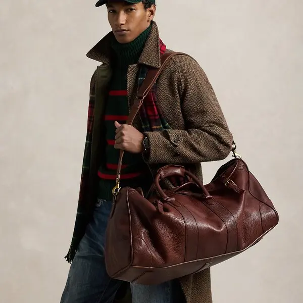 Ralph Lauren Heritage Leather Duffle - British Tan