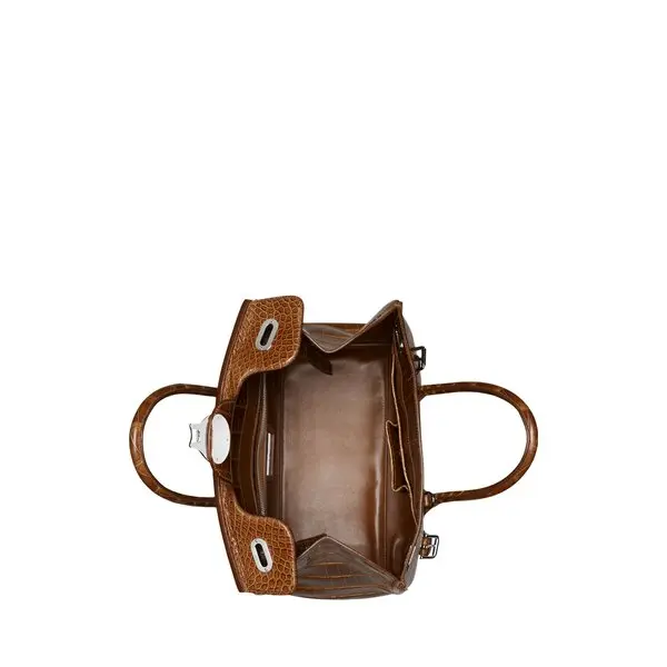 Ralph Lauren Ricky 33 Alligator Bag - Honey