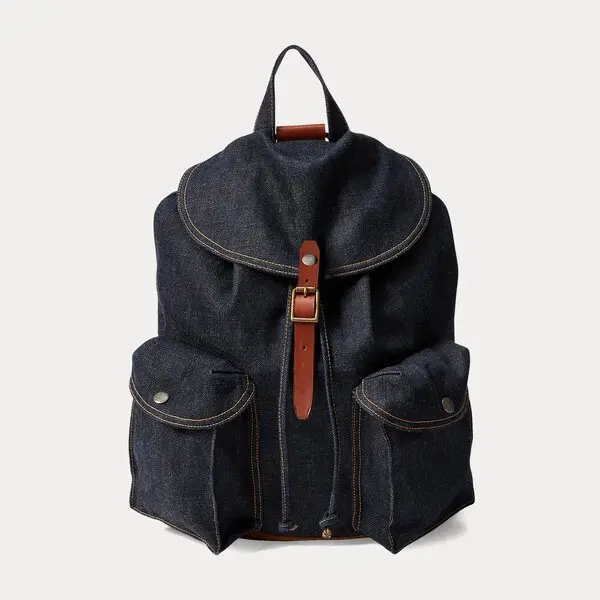Ralph Lauren Indigo Denim Rucksack - True Indigo