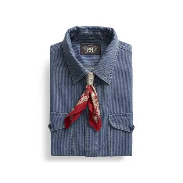 Ralph Lauren Engraved Bandanna Slider