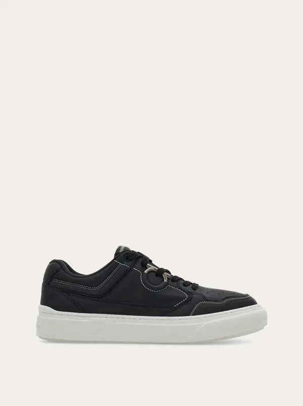 FERRAGAMO Gancini Sneaker - Black