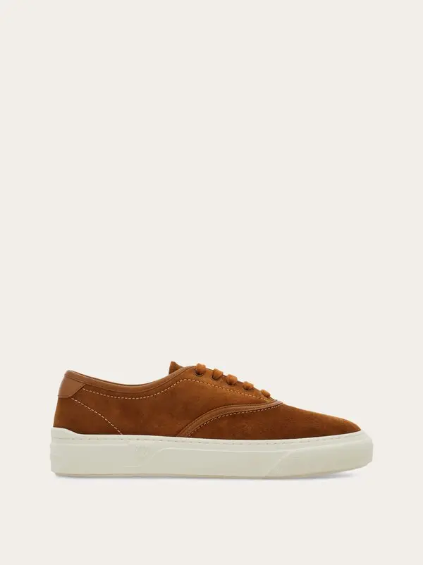 FERRAGAMO Gancini Sneaker - Brown