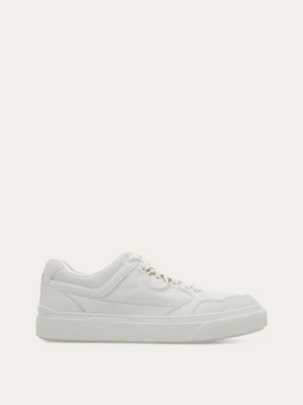 FERRAGAMO Gancini Sneaker - White