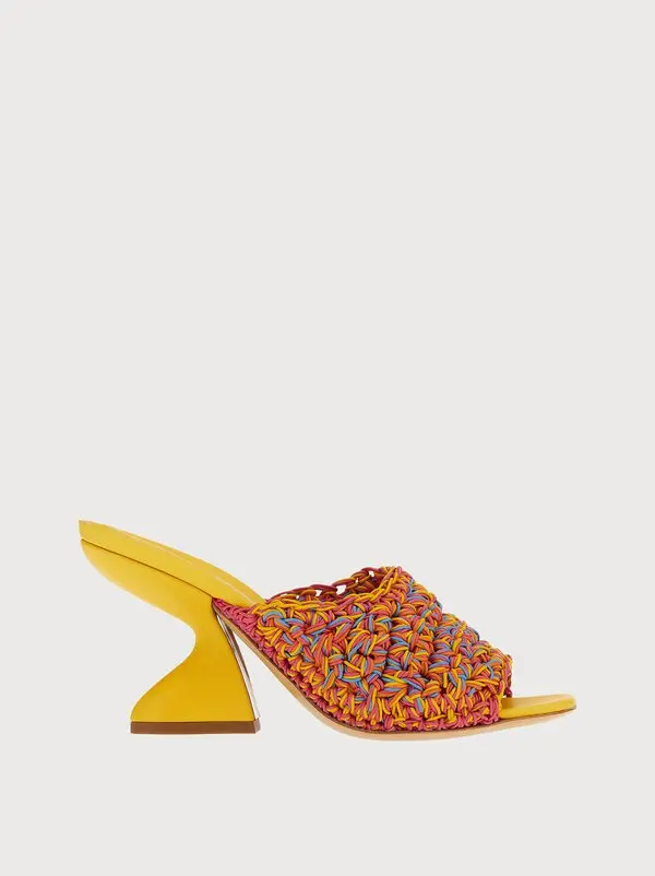 FERRAGAMO F-heel Sandal