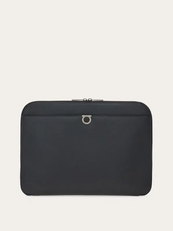 FERRAGAMO Gancini Docut Holder - Black