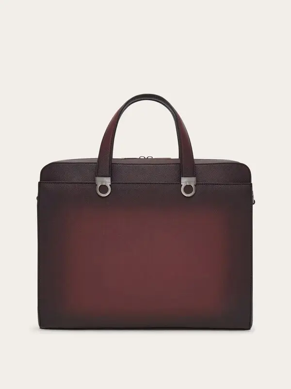 FERRAGAMO Gancini Briefcase - Red