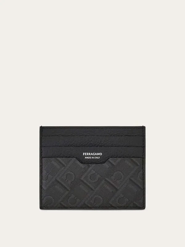 FERRAGAMO Credit Card Holder - Black